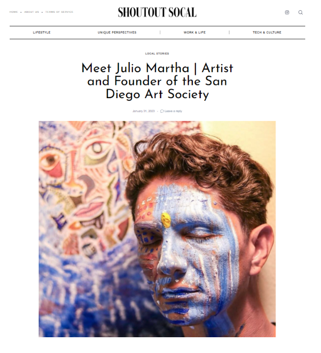 Meet Julio Martha, Founder of the SD Art Society! - SD Art Society